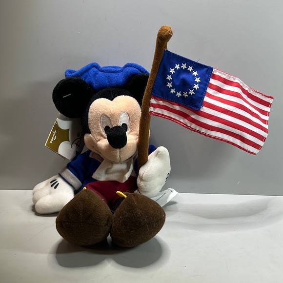 Disney | Toys | Disney Mickey Mouse Spirit Of 76 8 Plush Nwt | Poshmark